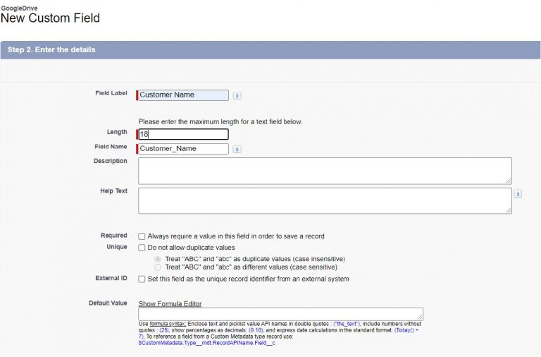 How To Create Custom Settings And Custom Objects Salesforce Developer